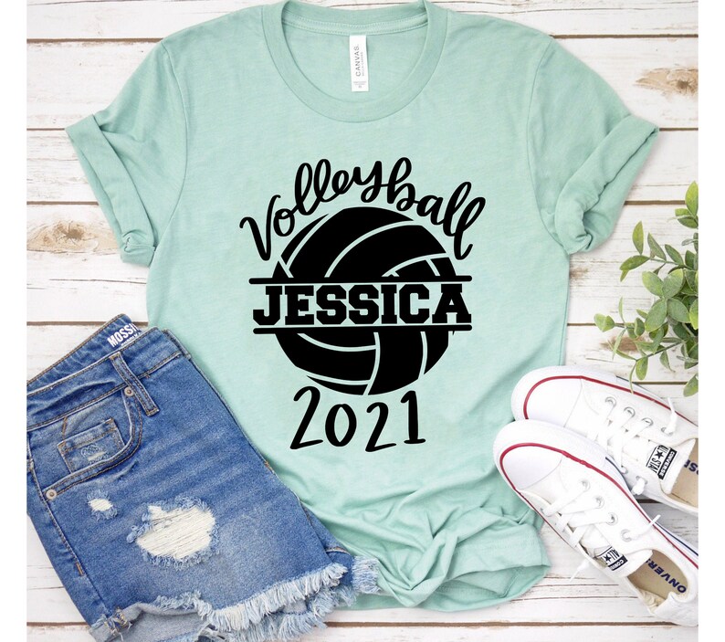 Split Volleyball Monogram 2021 SVG Volleyball Shirt Svg - Etsy
