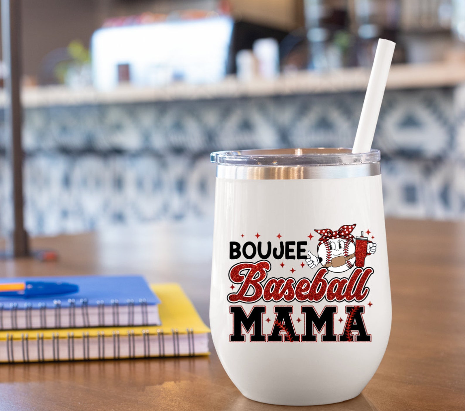 Boujee Baseball Mama PNG: Glitter Sublimation Design (digital Download ...