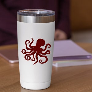 Octopus SVG, Tentacles SVG, Ocean Svg, Sea Animal, Octopus Silhouette ...
