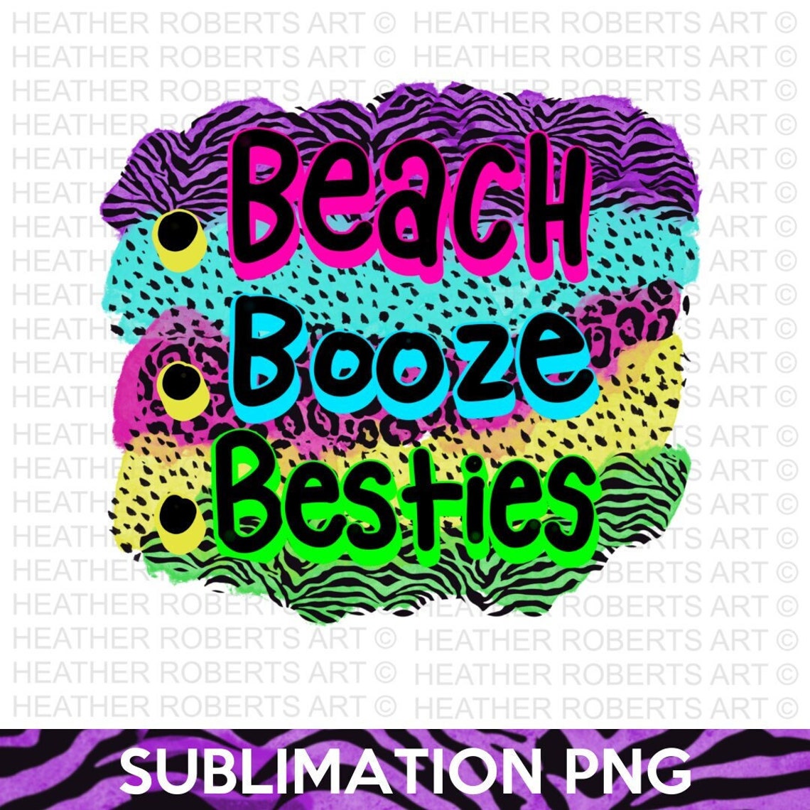 Beach Booze Besties Sublimation Beach Babe Beach Designs - Etsy