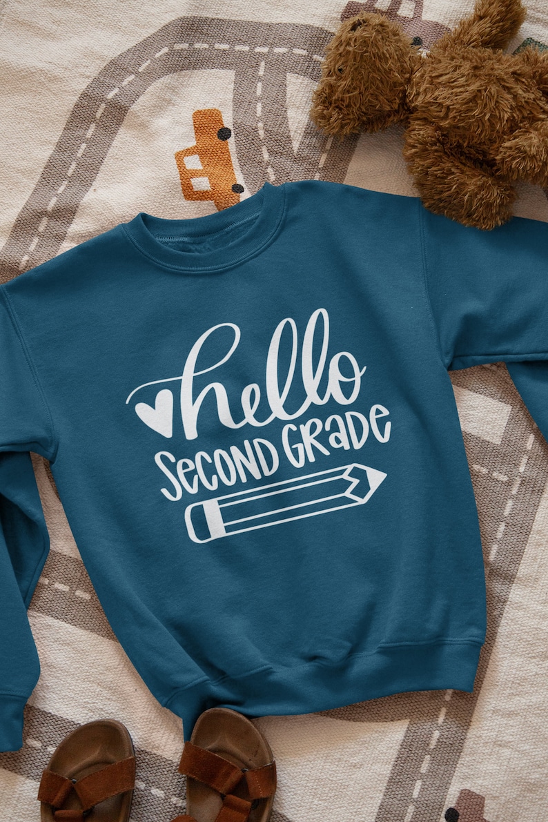Second Grade SVG Hello Second Grade SVG Back to School SVG - Etsy