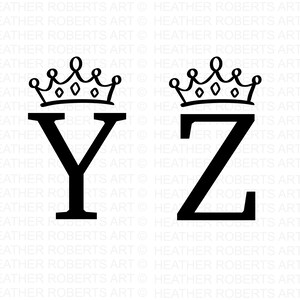 Princess Alphabet and Numbers SVG, Princess Monogram Alphabet, Princess ...