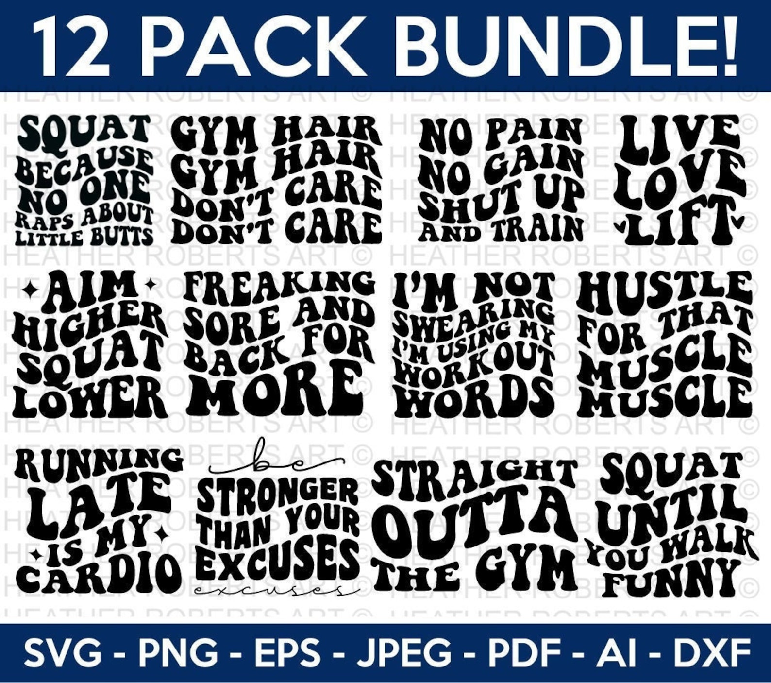 Fitness Retro Svg Bundle, Gym Svg Bundle, Workout Svg, Workout Shirt ...
