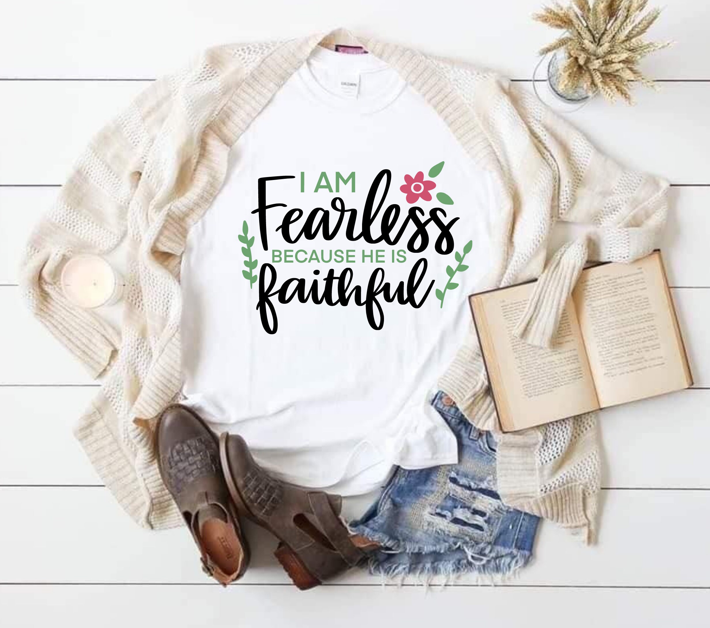 Fearless and Faithful SVG Faith SVG Jesus Christian SVG - Etsy