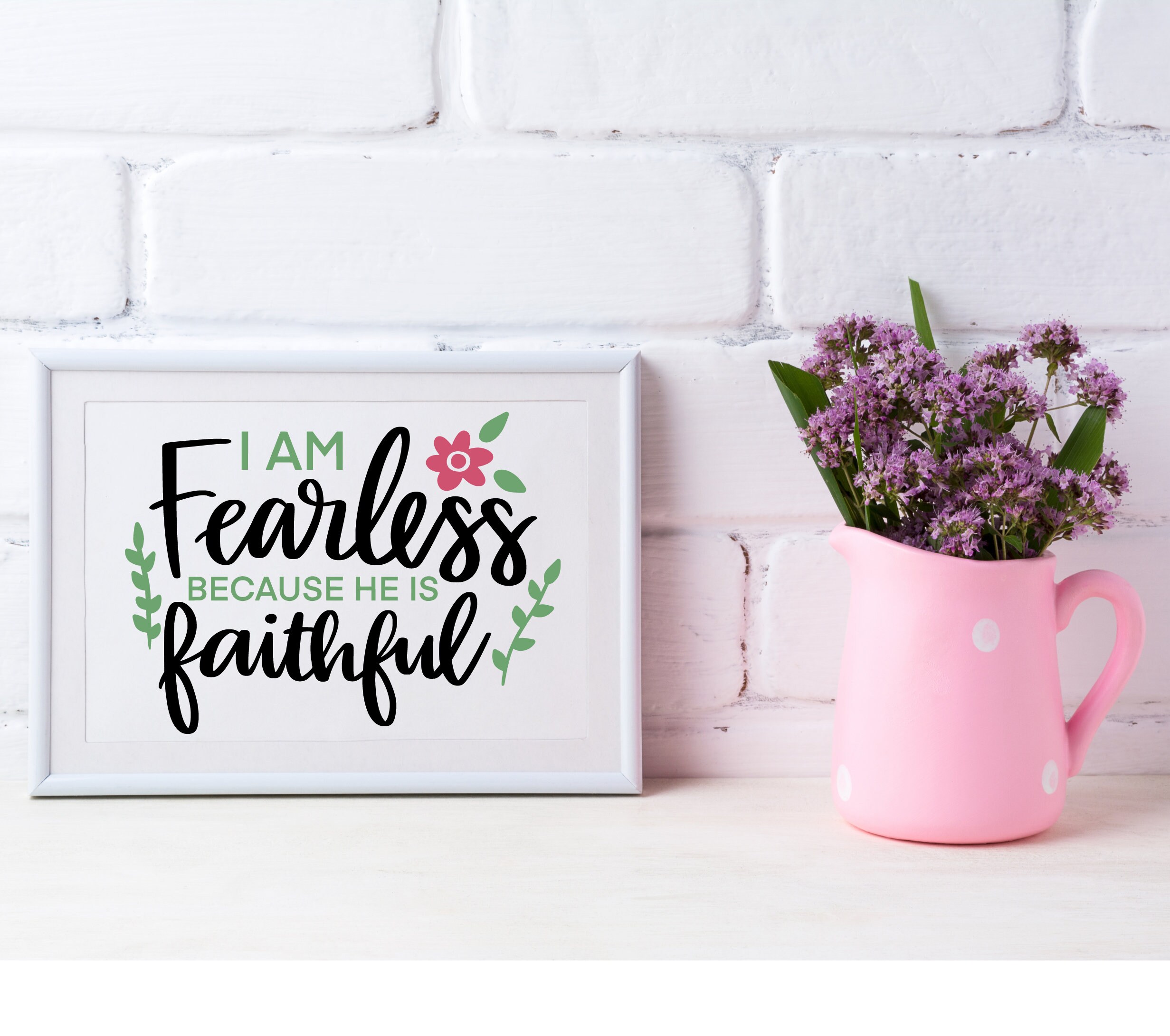 Fearless and Faithful SVG Faith SVG Jesus Christian SVG - Etsy