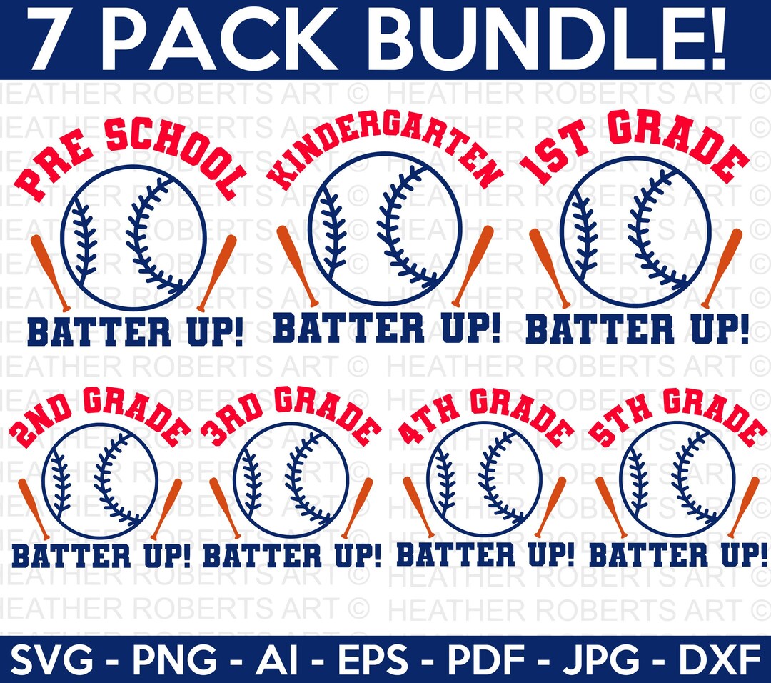 Back to School SVG Bundle, Baseball SVG, Grade Level Vibes Svg, Teacher ...