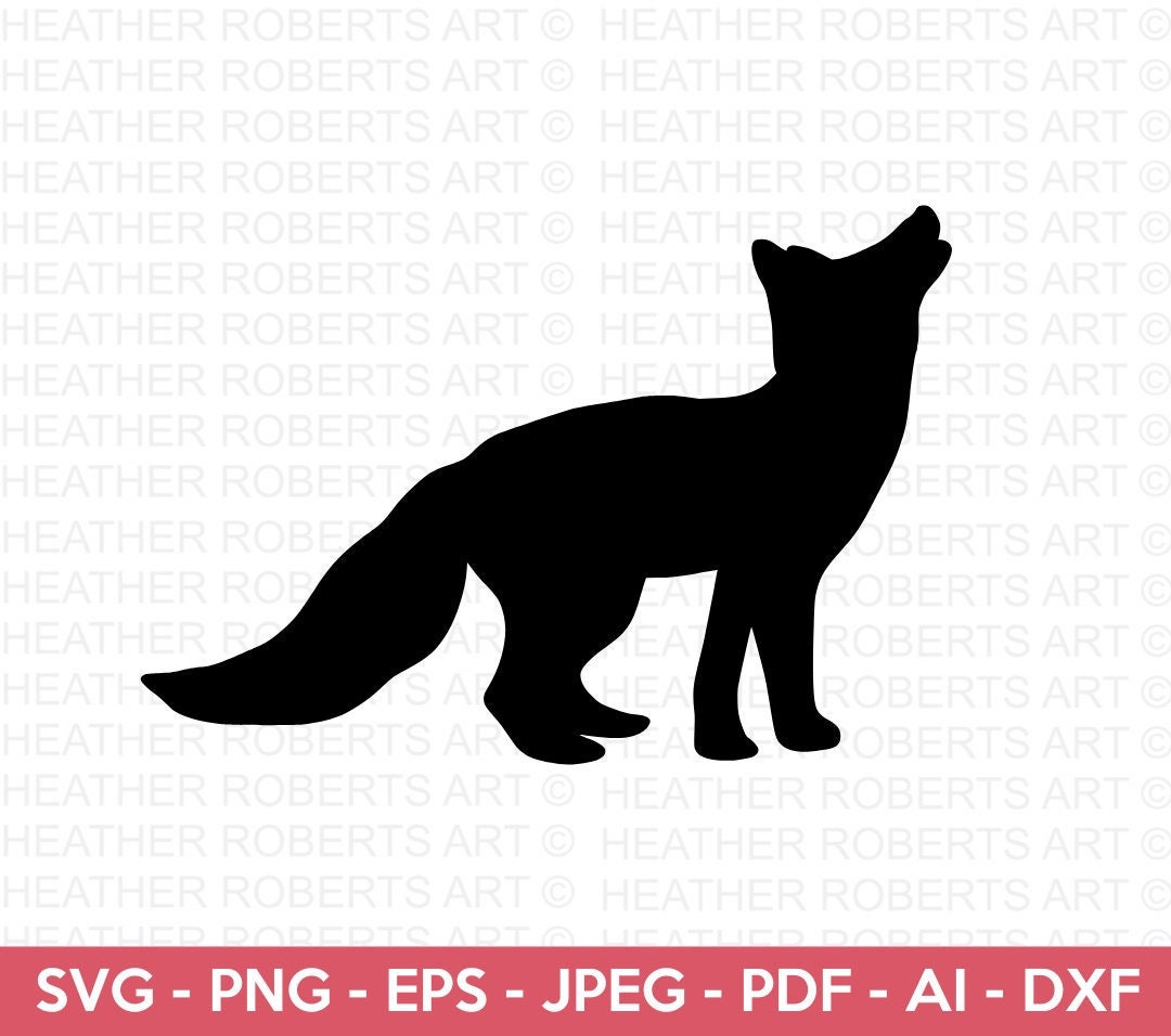 Fox SVG, Fox Silhouette SVG, Wilderness Svg, Woods Svg, Animal Svg ...
