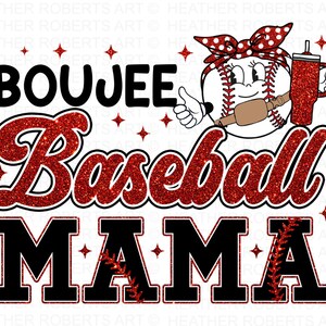 Boujee Baseball Mama Sublimation PNG, Baseball PNG, Baseball Mama PNG, Baseball Mom Png ...