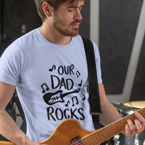 Our Dad Rocks SVG, Father's Day SVG, Dad Shirt Svg, Gift for Dad Svg ...