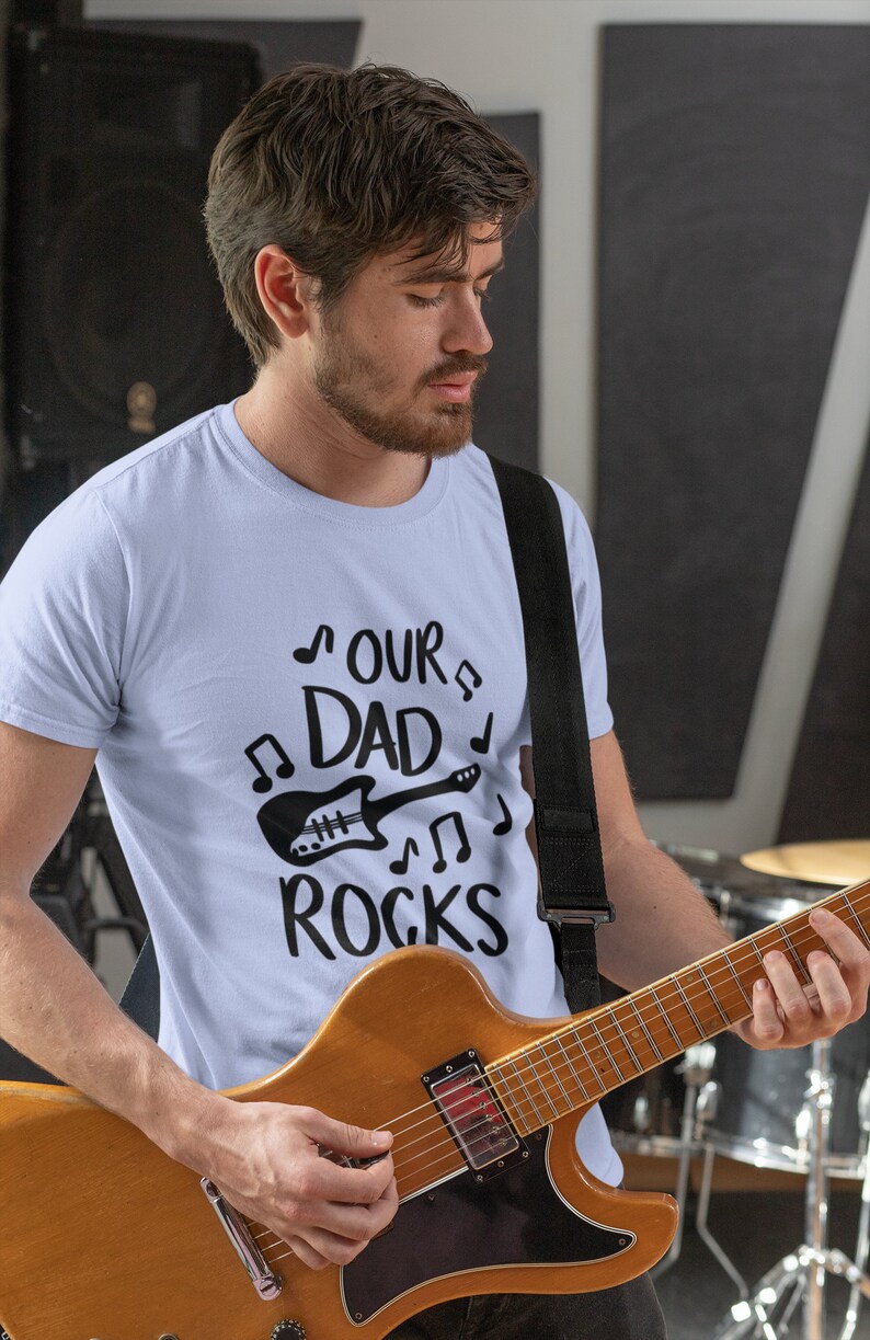 Our Dad Rocks SVG Father's Day SVG Dad Shirt Svg Gift - Etsy