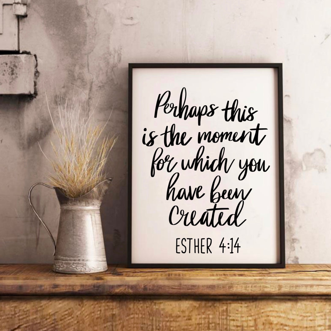Christian Svg, Scripture Svg, Esther 4 14, Bible Quote Svg, Bible Verse ...