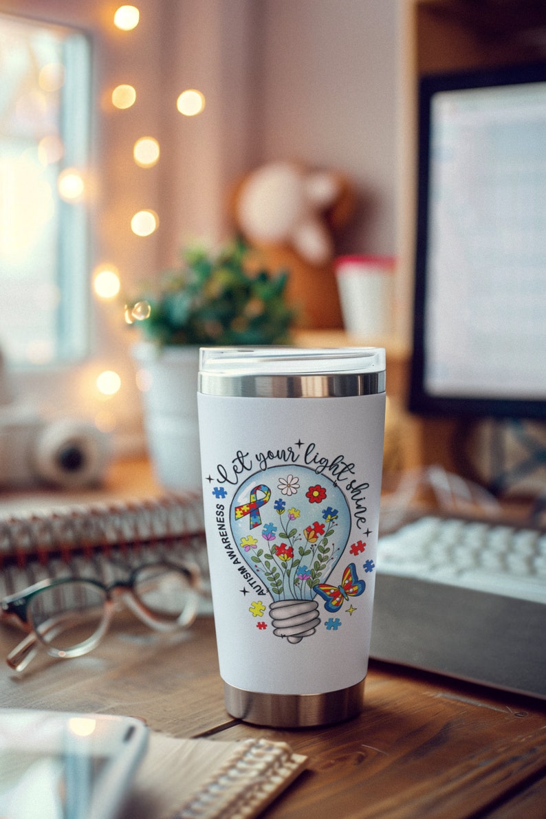 Autism Awareness PNG: Lightbulb Floral Design (digital Download) - Etsy
