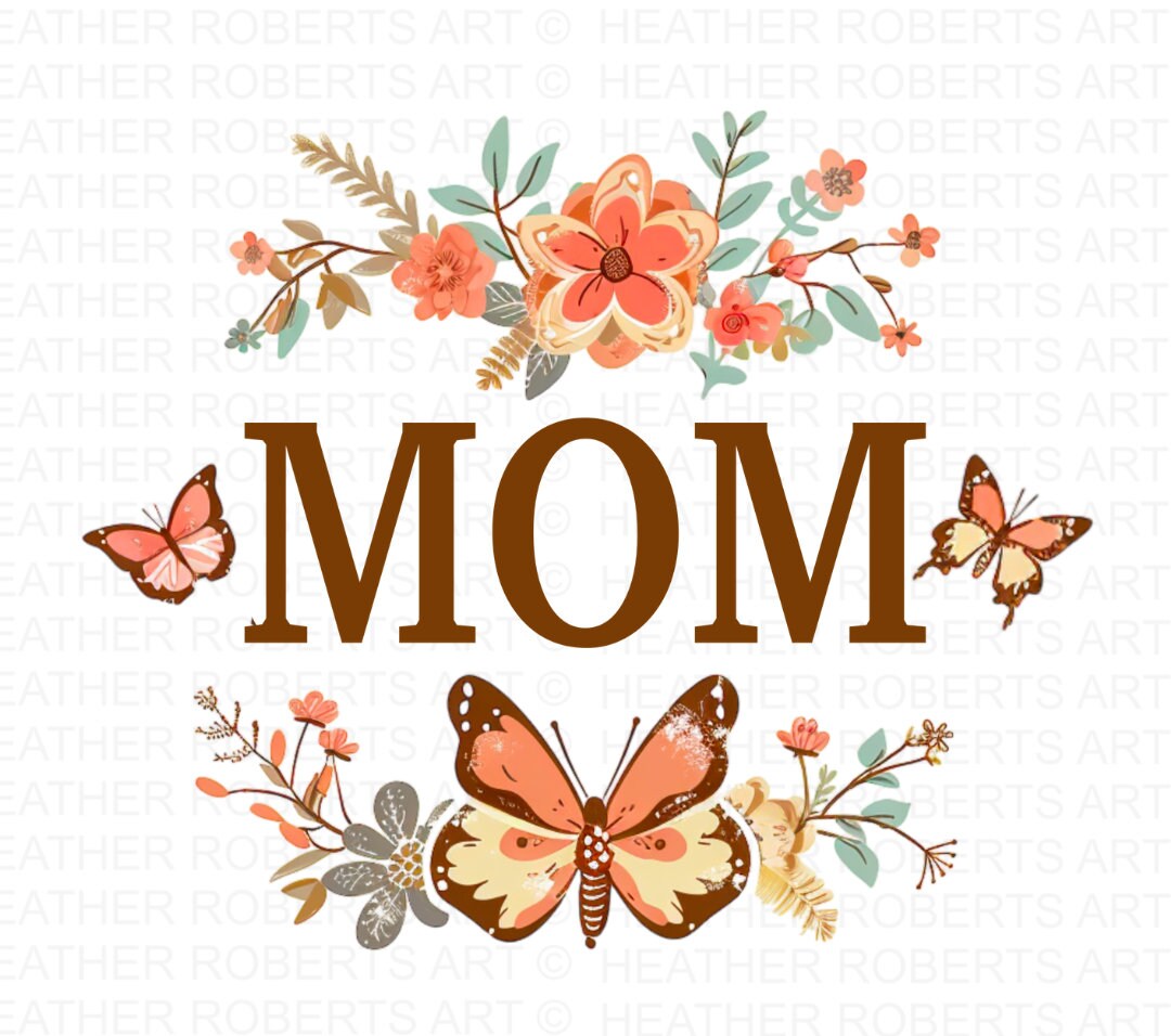 Mom Floral Mothers Day Sublimation, Mama PNG, Mothers Day PNG ...