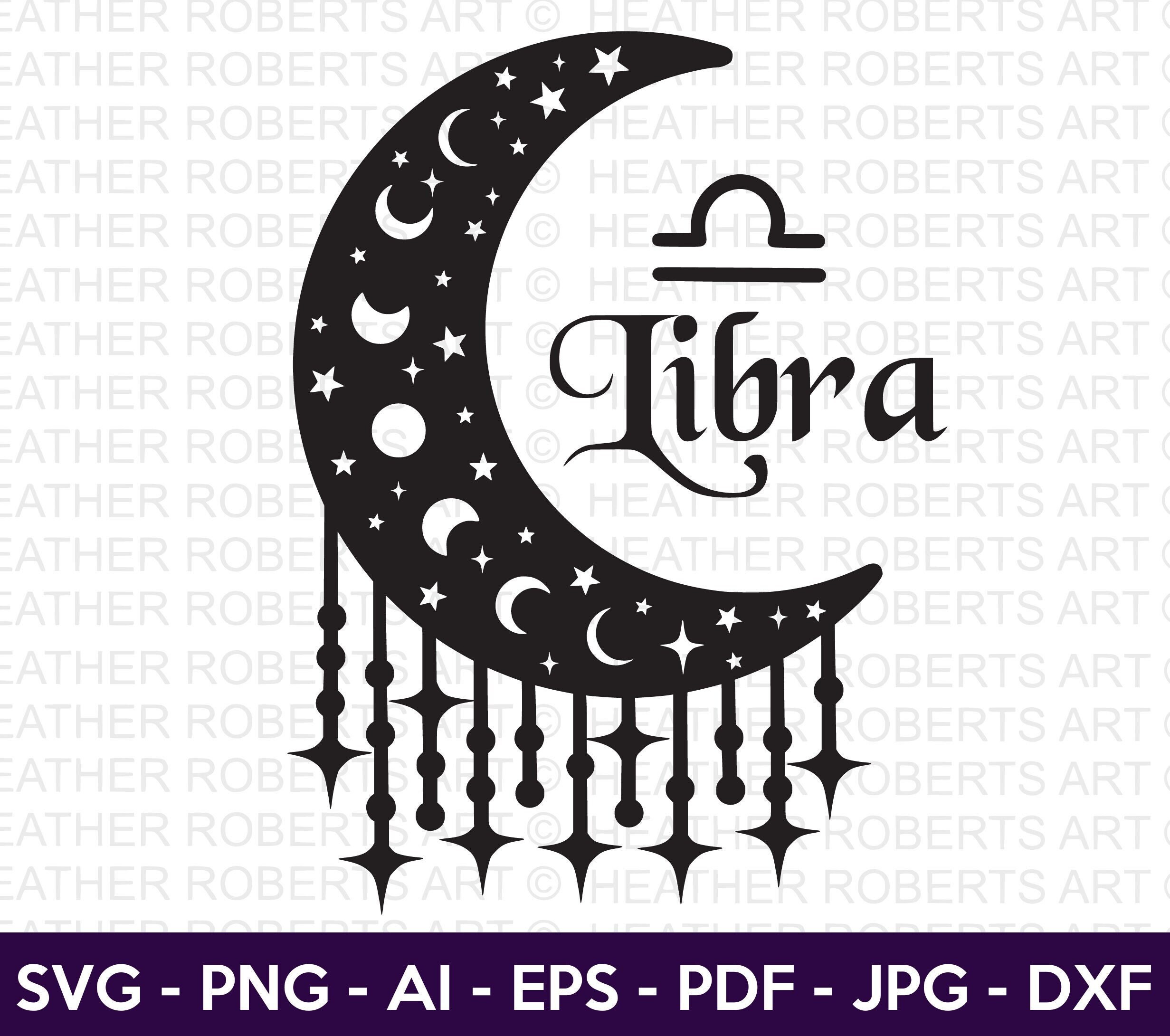 Libra SVG Libra Zodiac Moon Svg Zodiac Signs SVG Astrology - Etsy