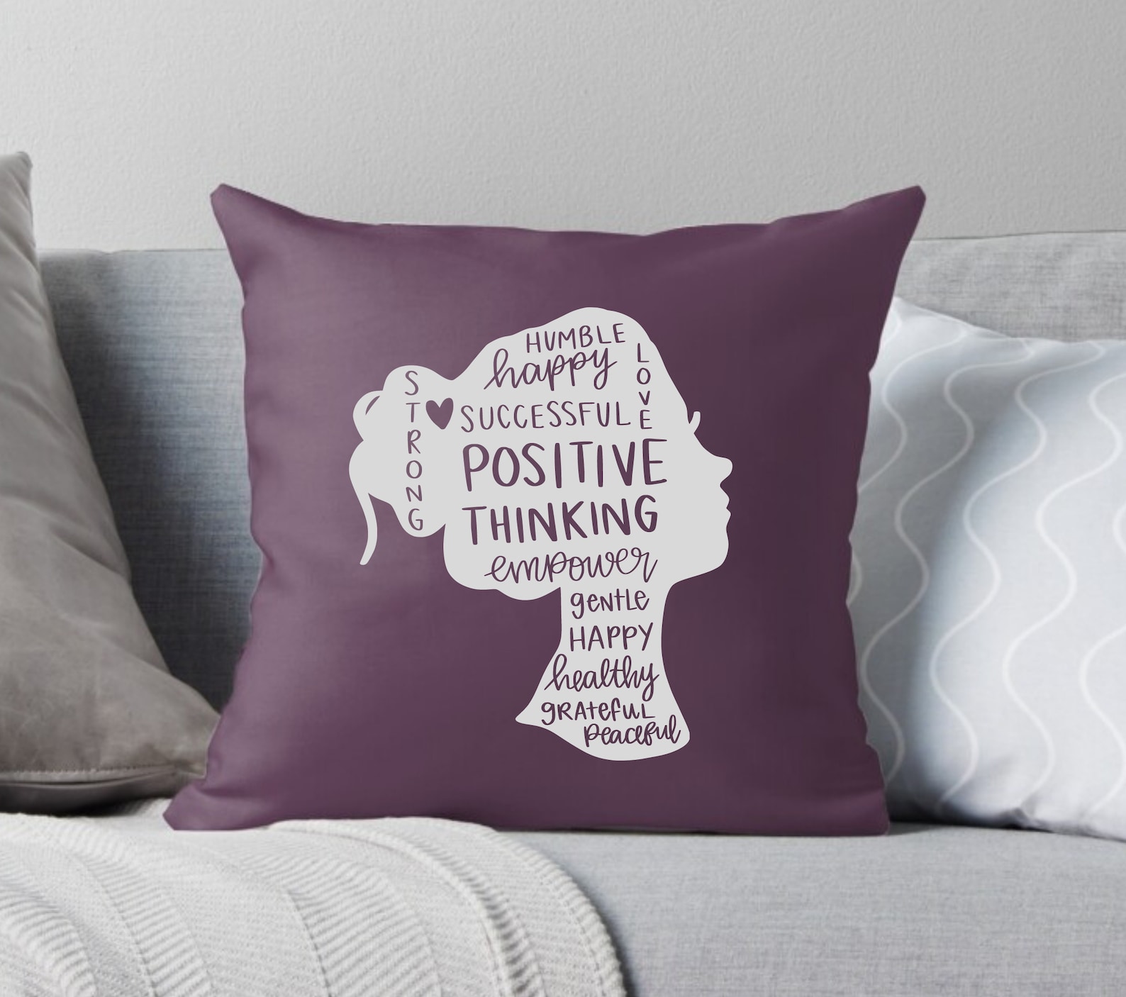 Positive Thinking SVG Think Positive SVG Motivational Quotes - Etsy