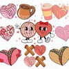 Perfect Match Kawaii Clipart Set PNG Cute Food Clip Art Friendship Best ...
