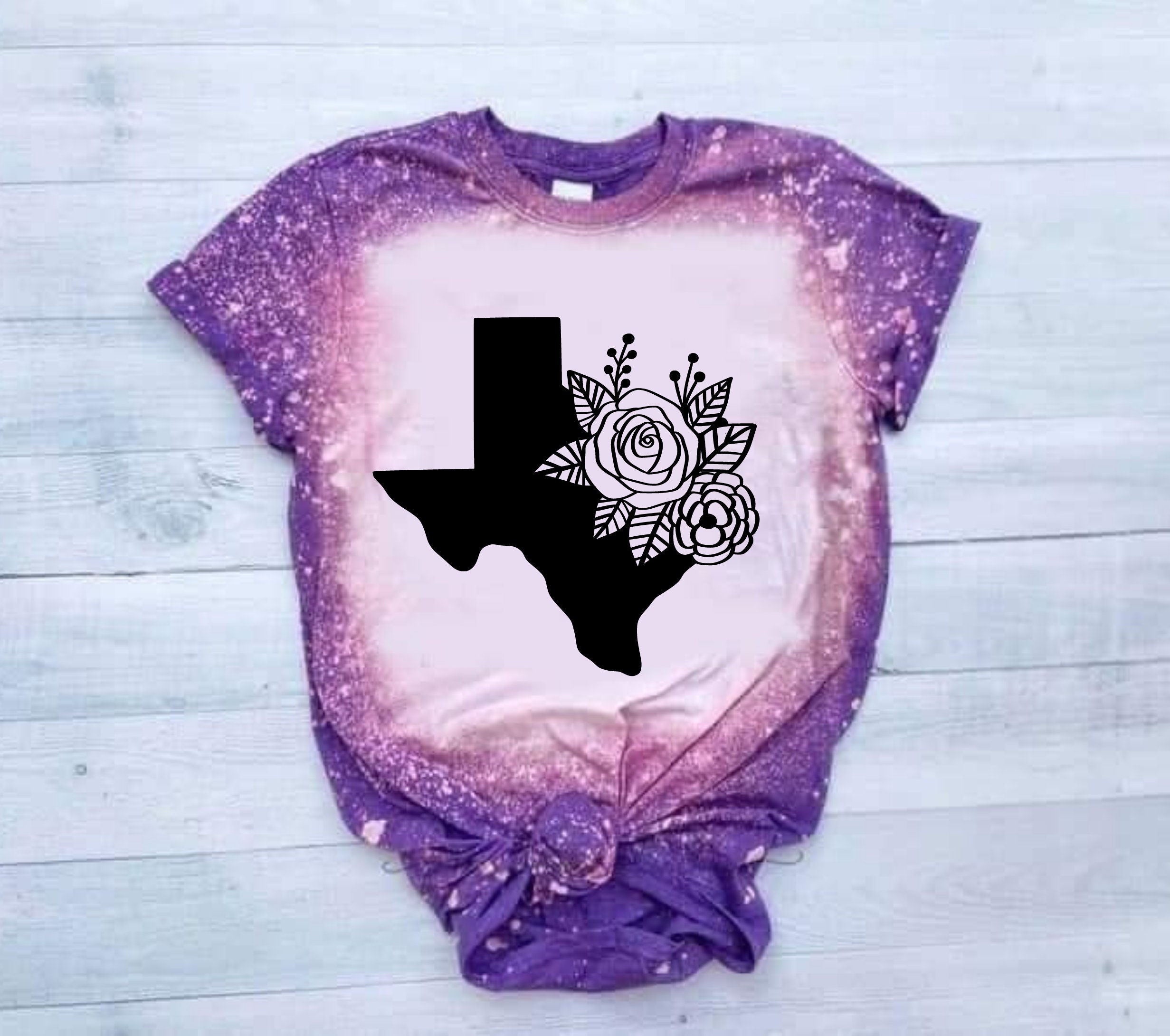 Floral Texas SVG Texas Svg Roses Svg Texas Flag Texas | Etsy