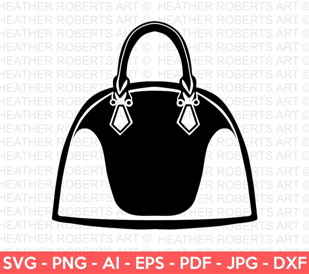 Handbag SVG: Fashion Purse Clipart, Cricut Cut File (digital Download ...