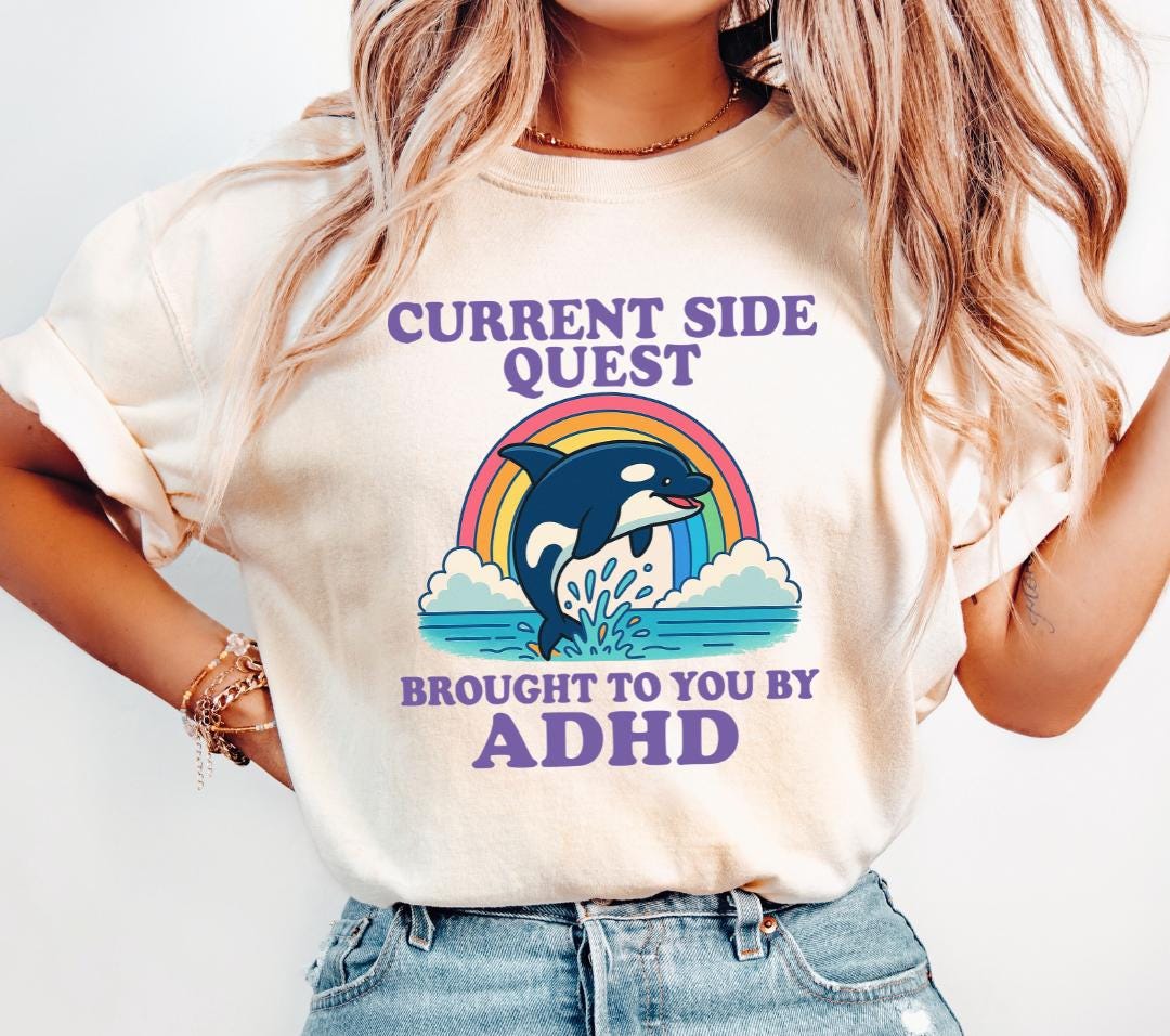 Funny ADHD Animal PNG: Retro Sarcastic Design (digital Download) - Etsy