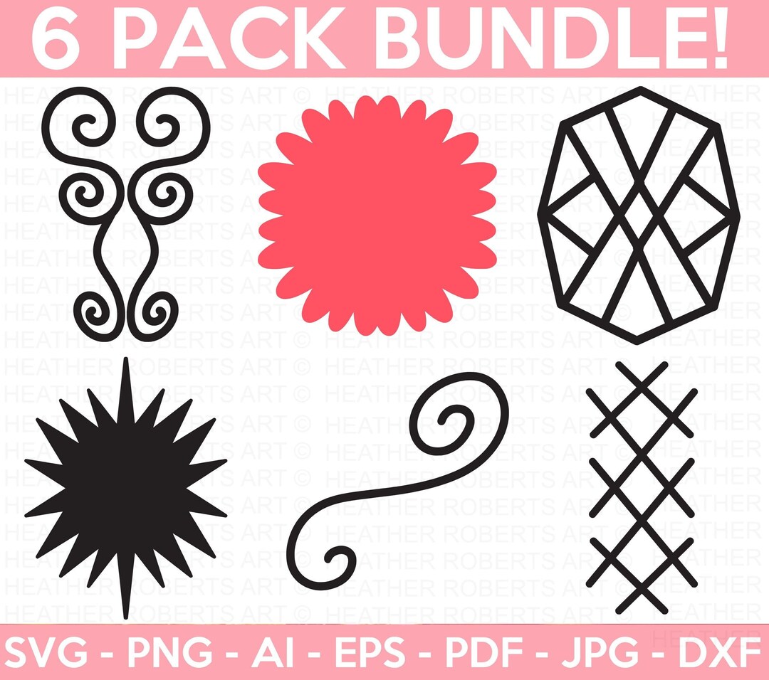 Random Shapes SVG Bundle, Random Svg, Abstract Svg, Colored Shapes SVG ...