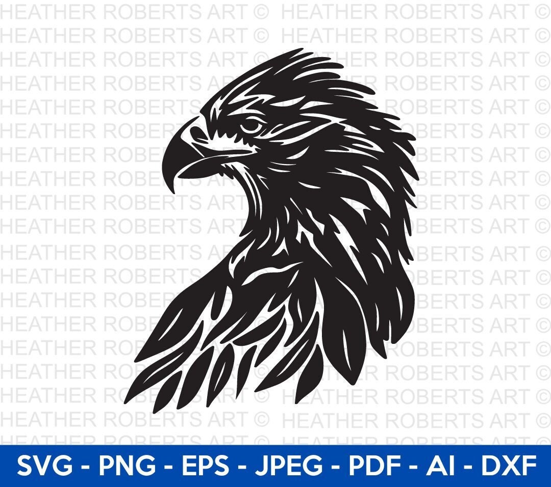 Eagle Svg, Hawk Svg, Falcon Svg,bird of Prey Svg, Bird SVG, Cute Bird ...