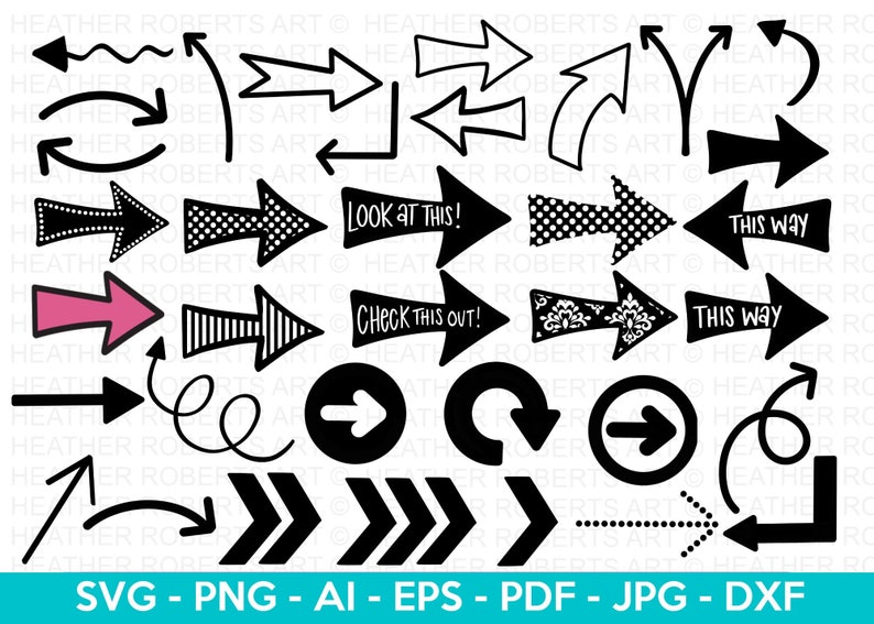 Arrows SVG Bundle Arrows SVG Arrow Signs Svg Bundle Right - Etsy