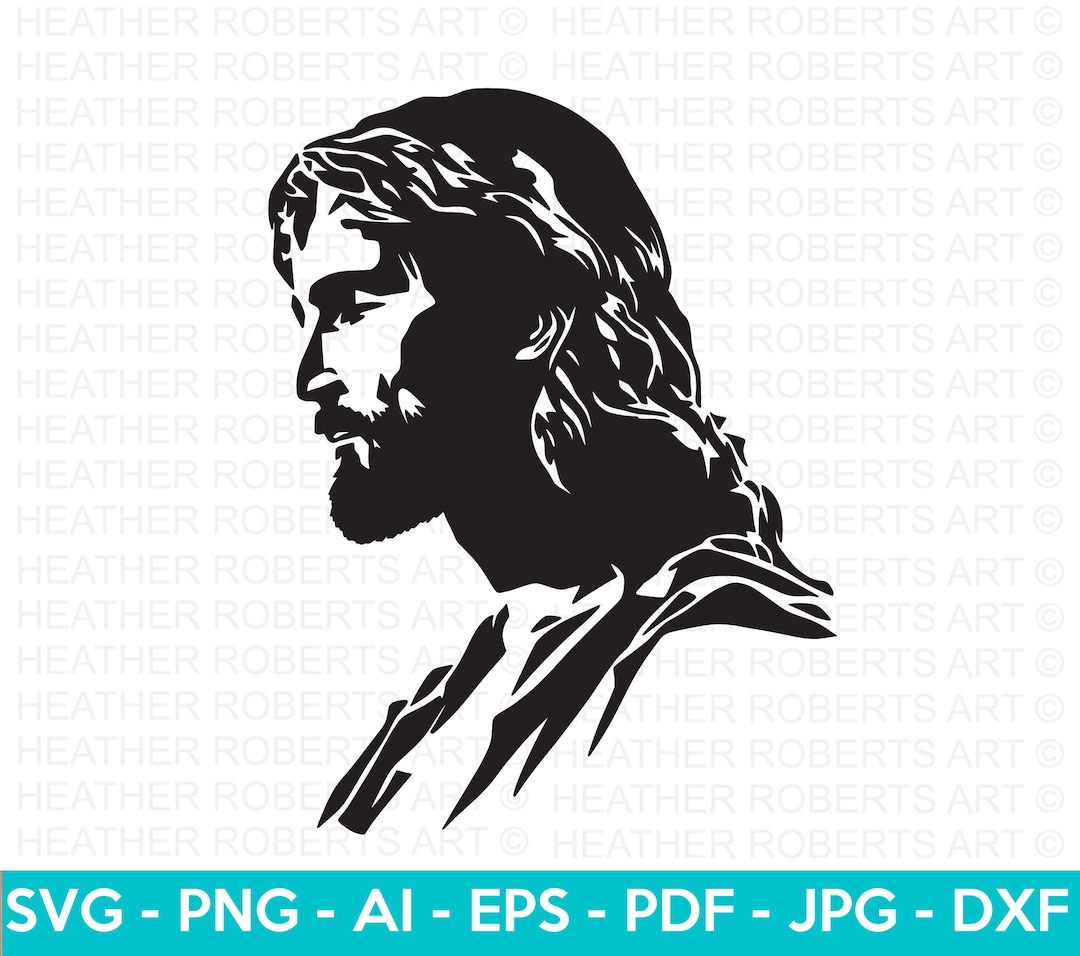 Jesus Christ SVG, Jesus Christ Crucifix SVG, Jesus Christ Silhouette ...