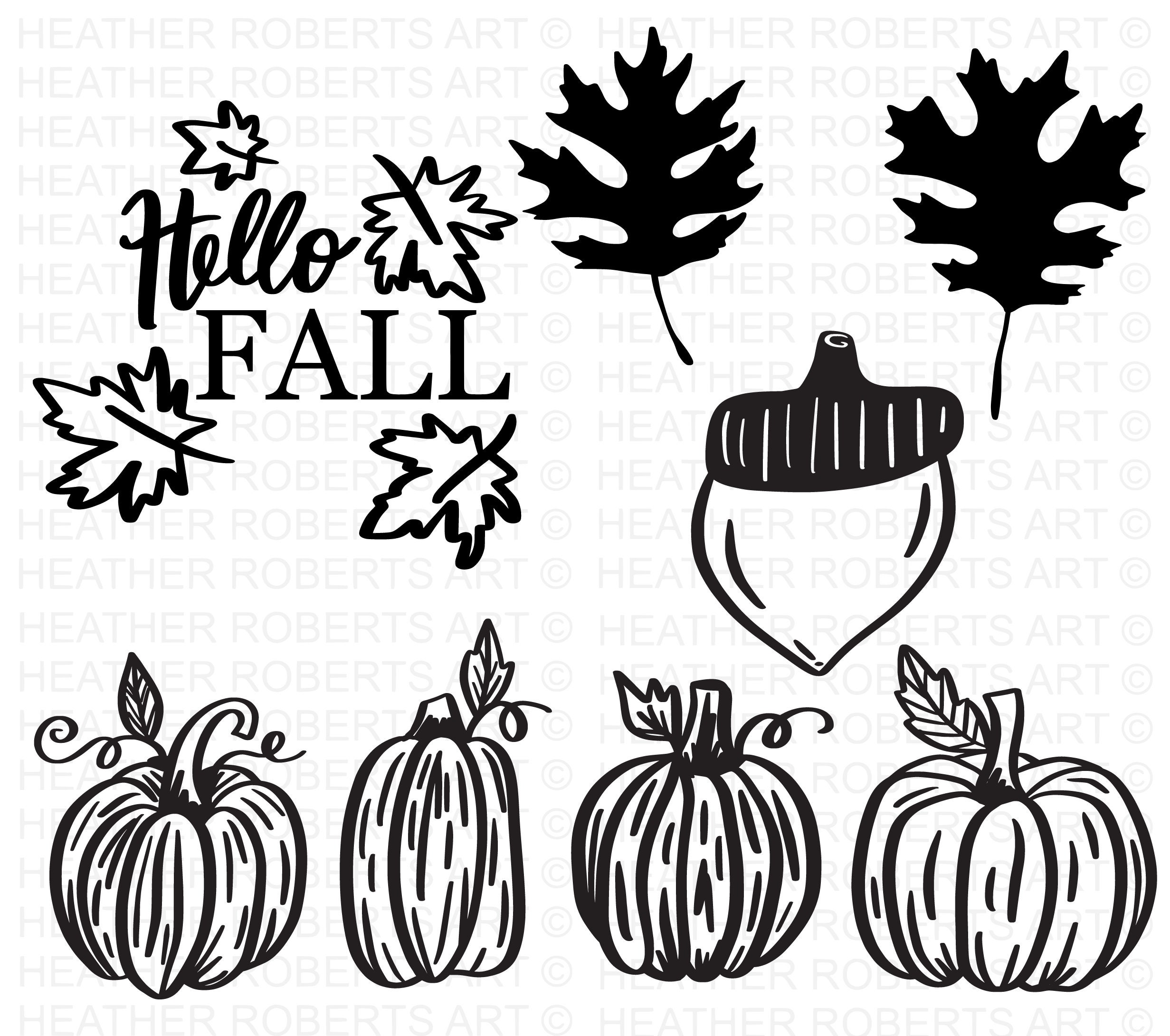 Fall SVG Bundle Fall SVG Autumn Svg Thanksgiving Svg Fall - Etsy