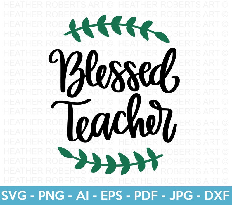 Blessed Teacher SVG Teacher Life Svg Teacher Sublimation - Etsy