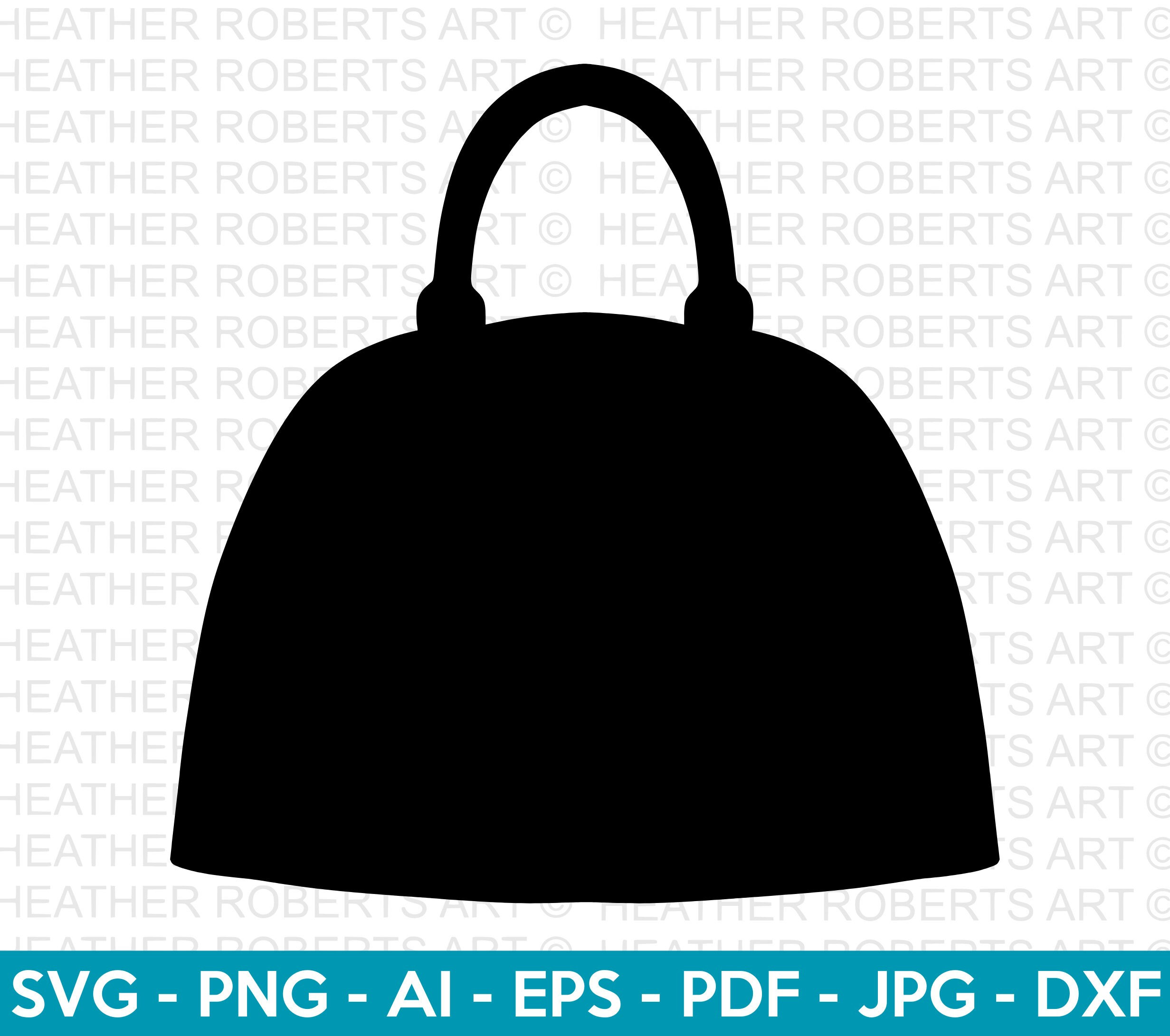 Sac SVG, silhouette de sac, sac à main svg, svg mode, clipart de sac ...