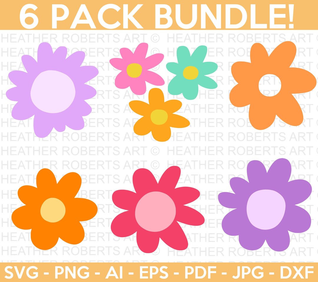 Flowers SVG Bundle, Flowers Svg, Spring Svg, Floral SVG, Flowers ...