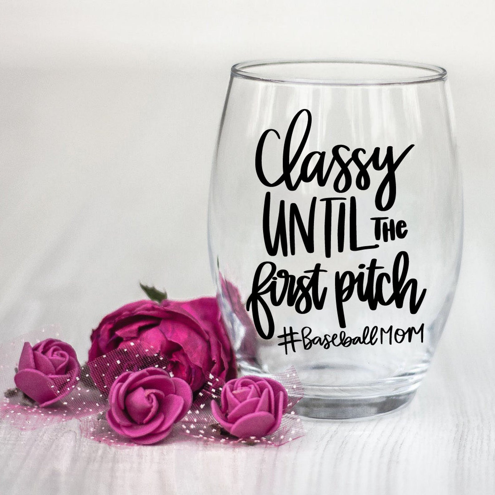 Classy Until the First Pitch SVG Baseball Mom SVG Biggest | Etsy