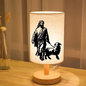 Jesus With Lamb SVG, Jesus Christ SVG, Jesus Christ Silhouette SVG ...