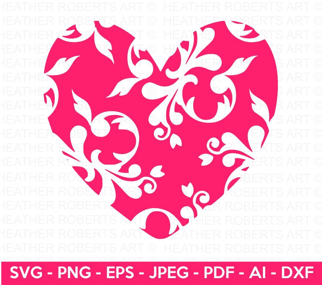 Heart Svg, Valentines Day PNG, Love SVG Cut File, Mothers Day DXF Cut ...