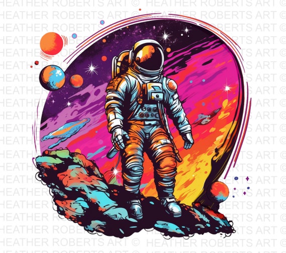 Astronaut Pop Art Wallpaper