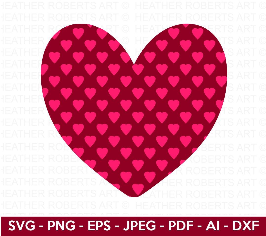 Heart Svg, Valentines Day PNG, Love SVG Cut File, Mothers Day DXF Cut ...