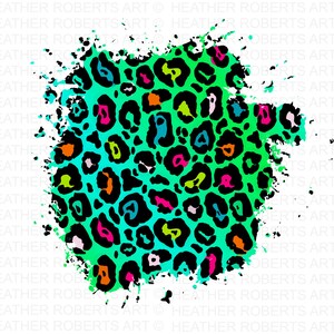 Cheetah Print Sublimation Bundle, Patterned Sublimation PNG File ...