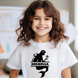 Mermaid Split Monogram Svg, Mermaid SVG, Mermaid Clipart SVG, Cute ...