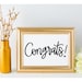 Congrats SVG: Celebration Card Cut File (digital Download) - Etsy