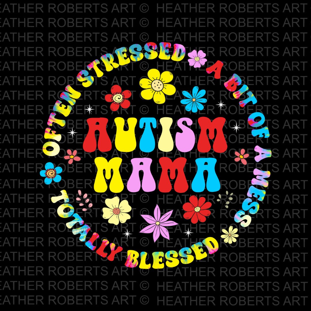 Autism Mama PNG, Autism Awareness Sublimation, Autism PNG, Autism ...
