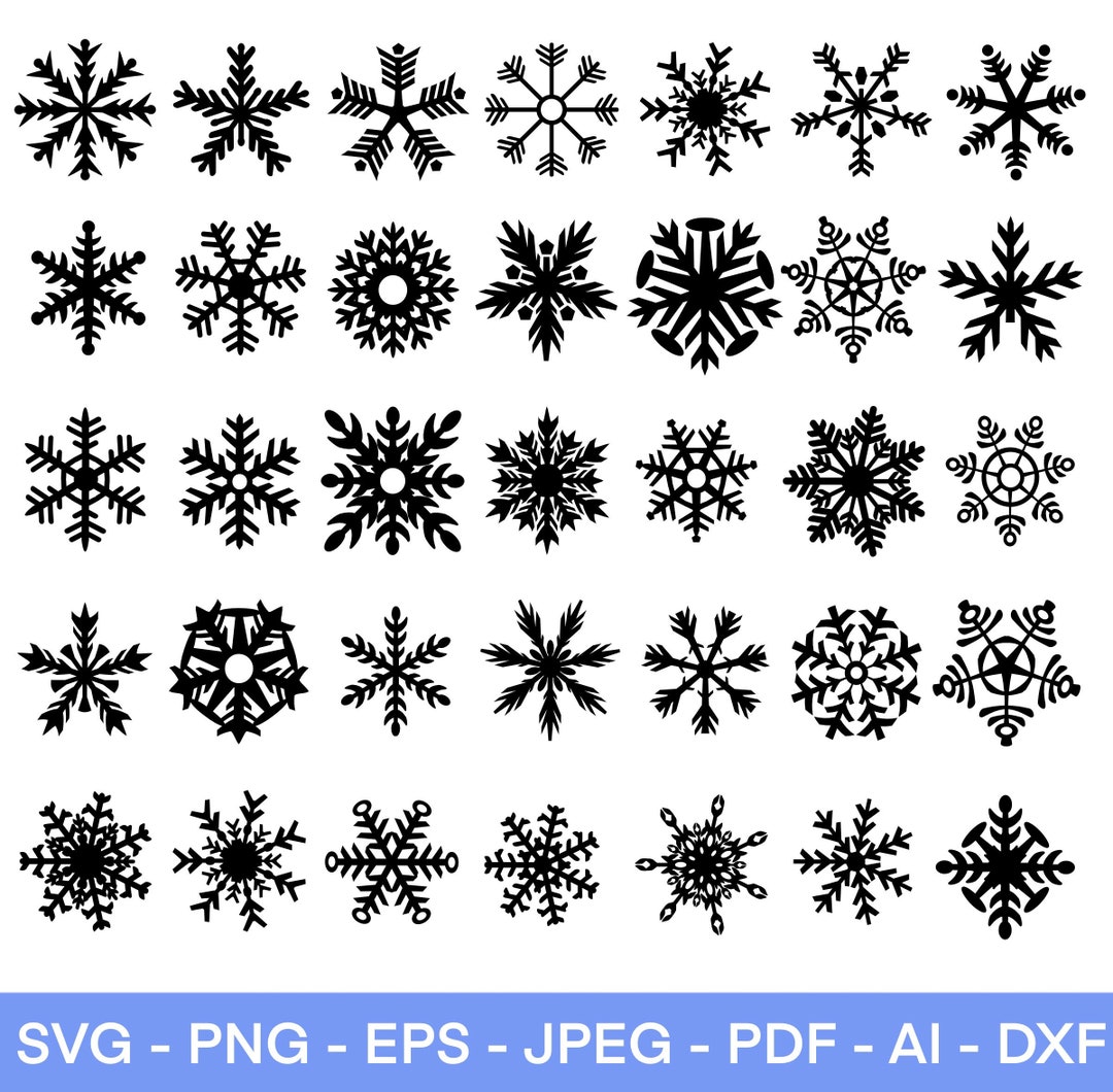 Snowflake Svg, Snow Svg, Winter Svg, Blizzard Svg, Christmas Svg ...