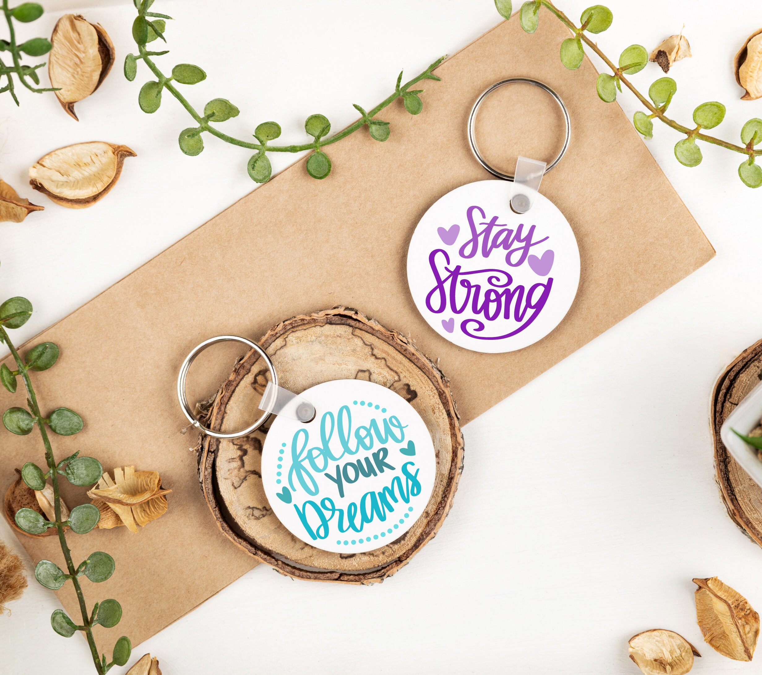 Keychain Quotes SVG Bundle Keychain SVG Bundle Designs for | Etsy UK