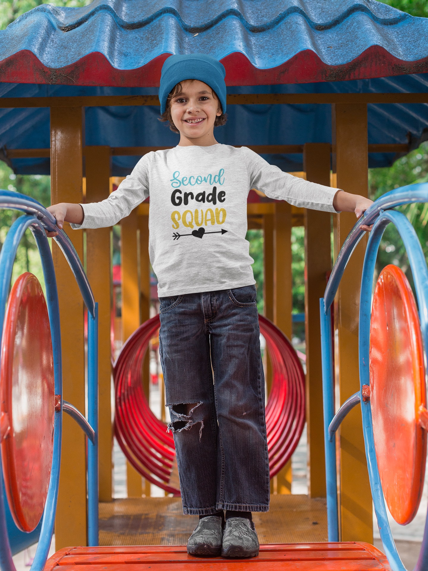 Second Grade Squad Svg Back to School SVG Grade Level Crew - Etsy