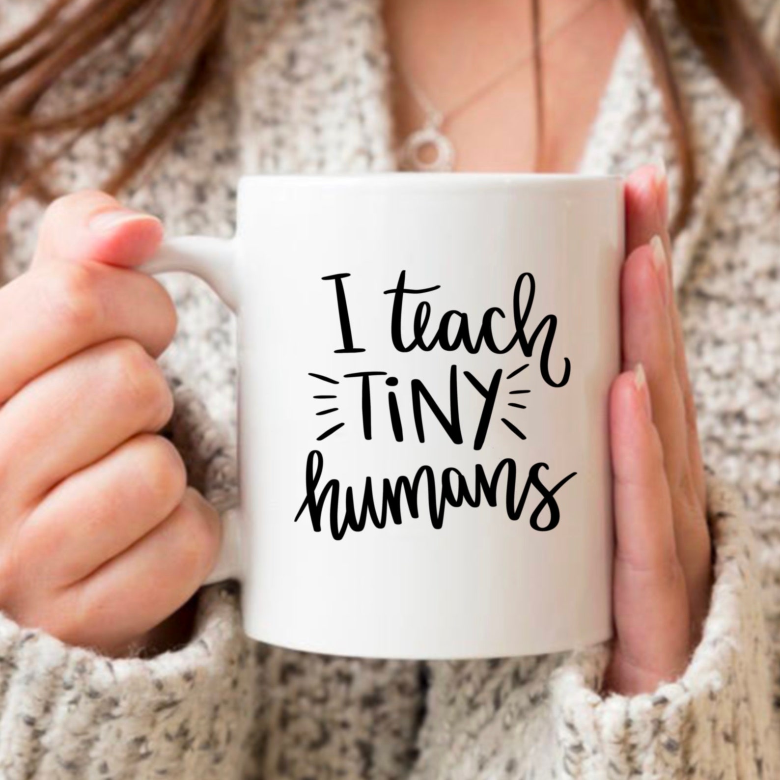 I Teach Tiny Humans SVG Kindergarten Teacher SVG Zoom - Etsy