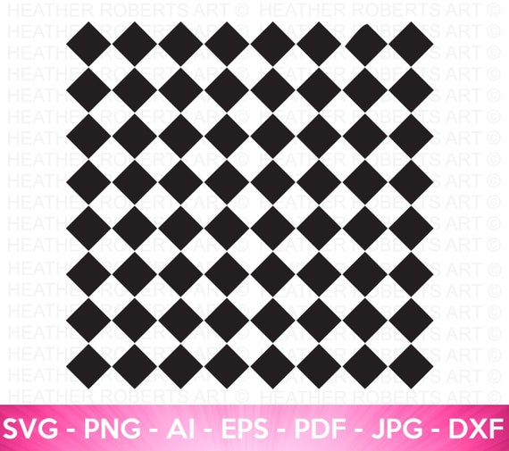 Checkered Pattern SVG Checkered Pattern Clipart Checkered | Etsy