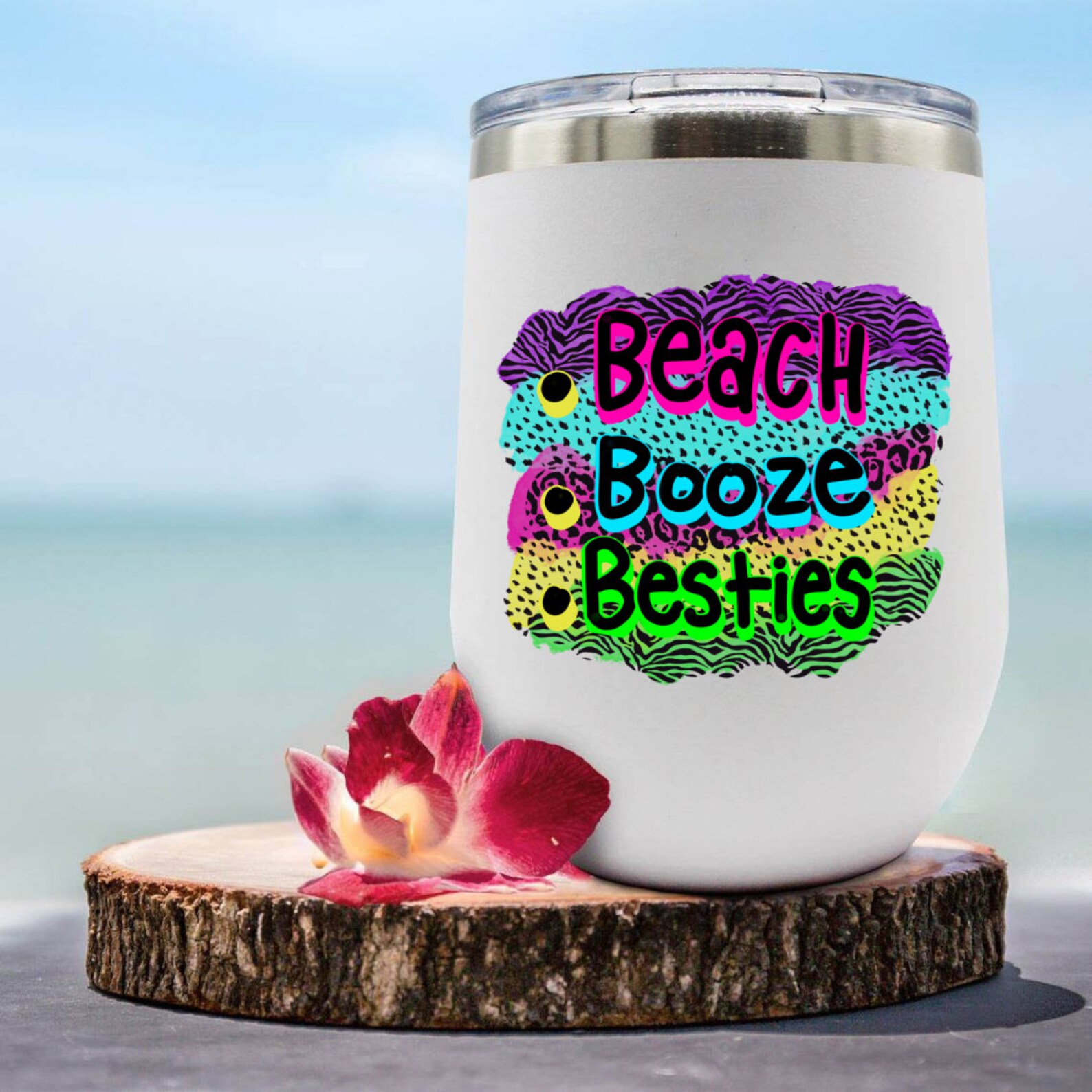 Beach Booze Besties Sublimation Beach Babe Beach Designs - Etsy