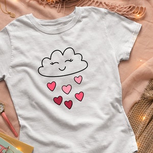 Clouds With Hearts Svg, Heart SVG, Sketch, Hand-drawn Heart Svg ...