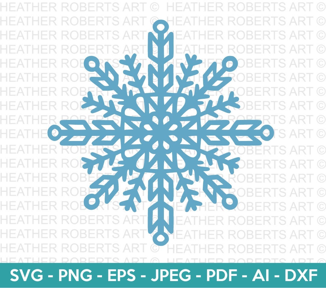 Snowflake SVG Winter SVG Snowflakes Svg Christmas Svg - Etsy
