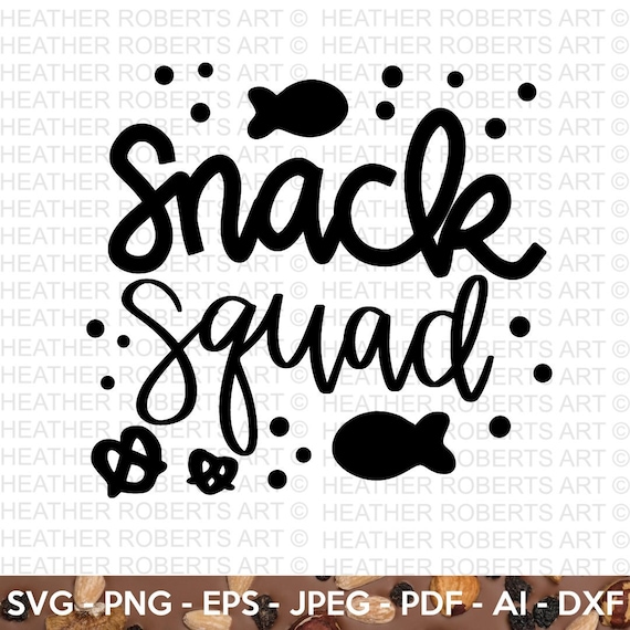 Snack Squad SVG Funny Quotes Svg Kids Boys Baby Onesies | Etsy