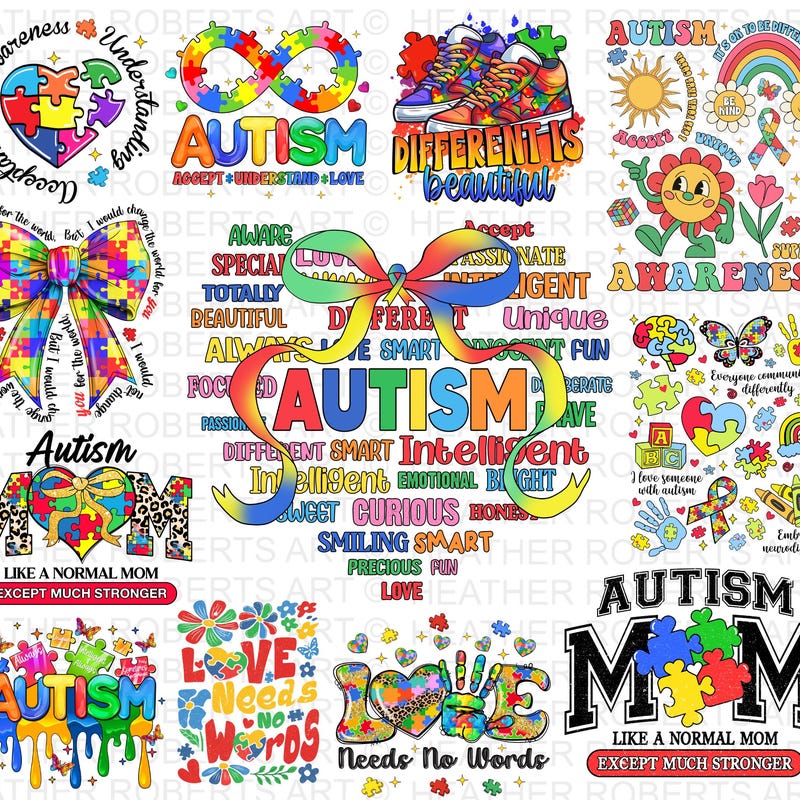 Kids Autism Shirt Design - Etsy